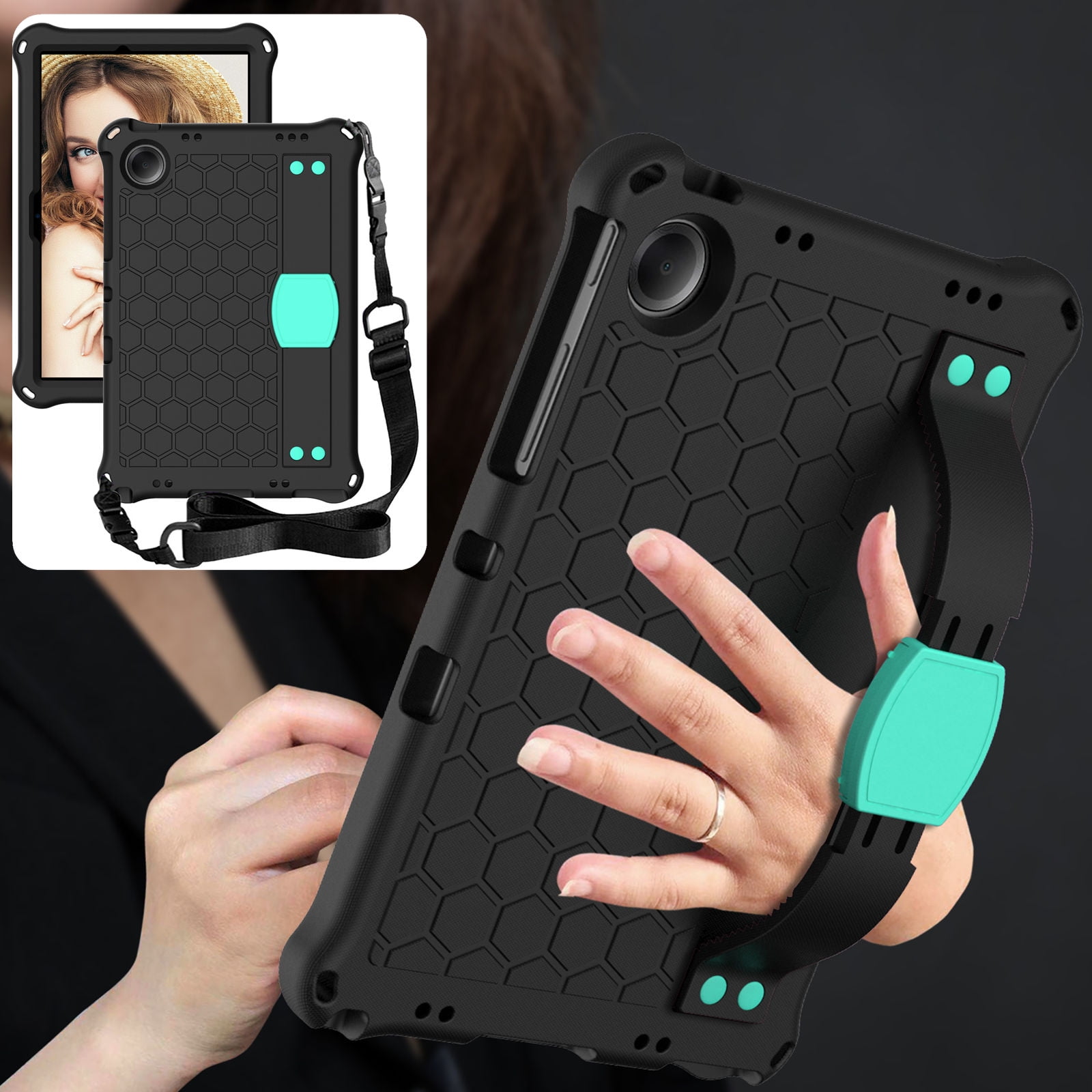 ELEHOLD for Samsung Galaxy Tab A11+ 2025 / A9+ 2023,11-inch Rugged Case ...