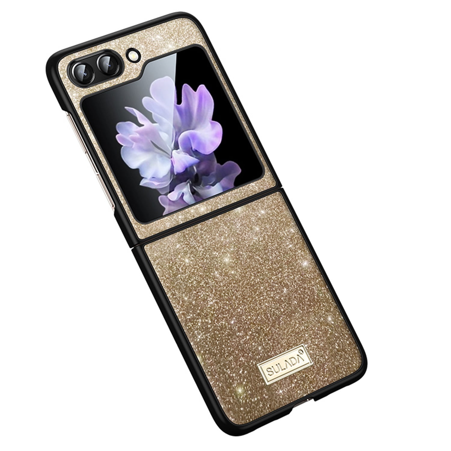 ELEHOLD for Samsung Galaxy Z Flip 5 Case,Glitter Bling Sparkly Case ...