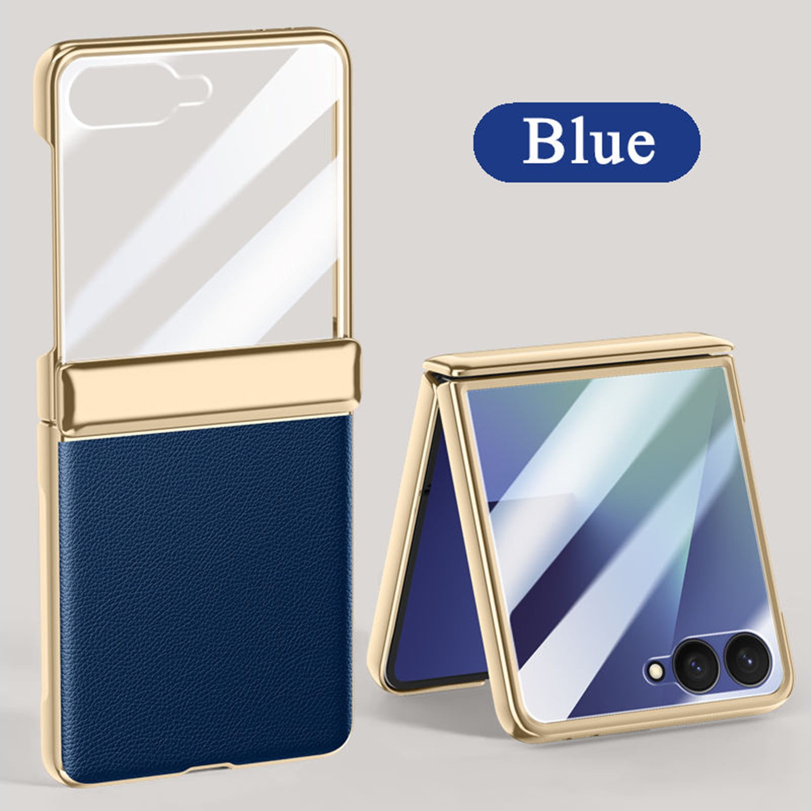 ELEHOLD for Samsung Galaxy Z Flip 7 Case with Built-in Screen Protector ...