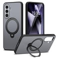 ELEHOLD Shockproof Matte Magnetic Ring Kickstand Protective Case ...