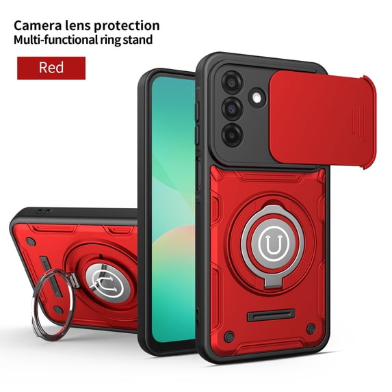 ELEHOLD Shockproof Rugged Magnetic Ring Kickstand Protective Phone Case ...