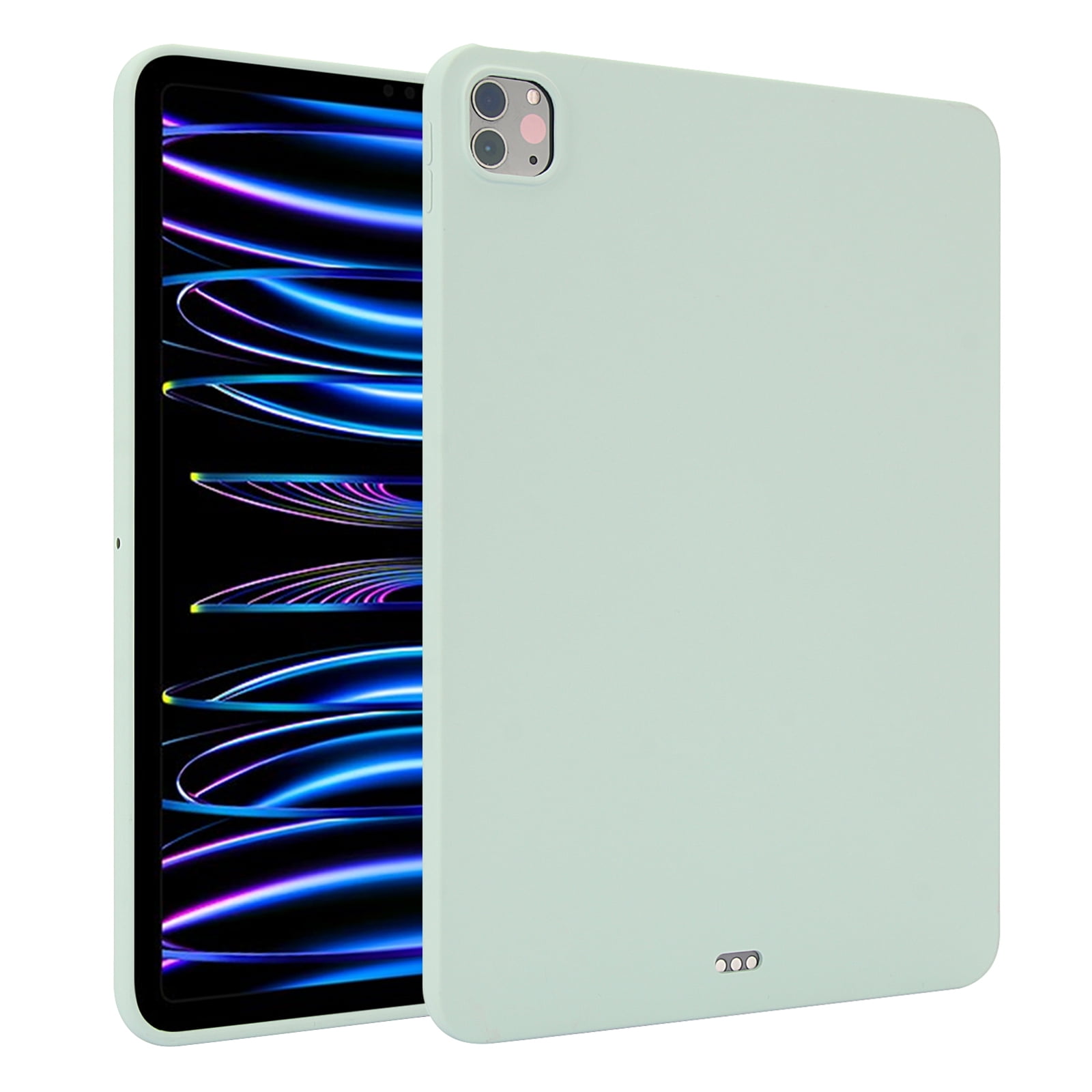 ELEHOLD Silicone Case For iPad Pro 12.9 2021 Heavy Duty Shockproof ...