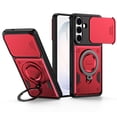 ELEHOLD Sliding Camera Cover Ring Kickstand Hybrid Shockproof ...
