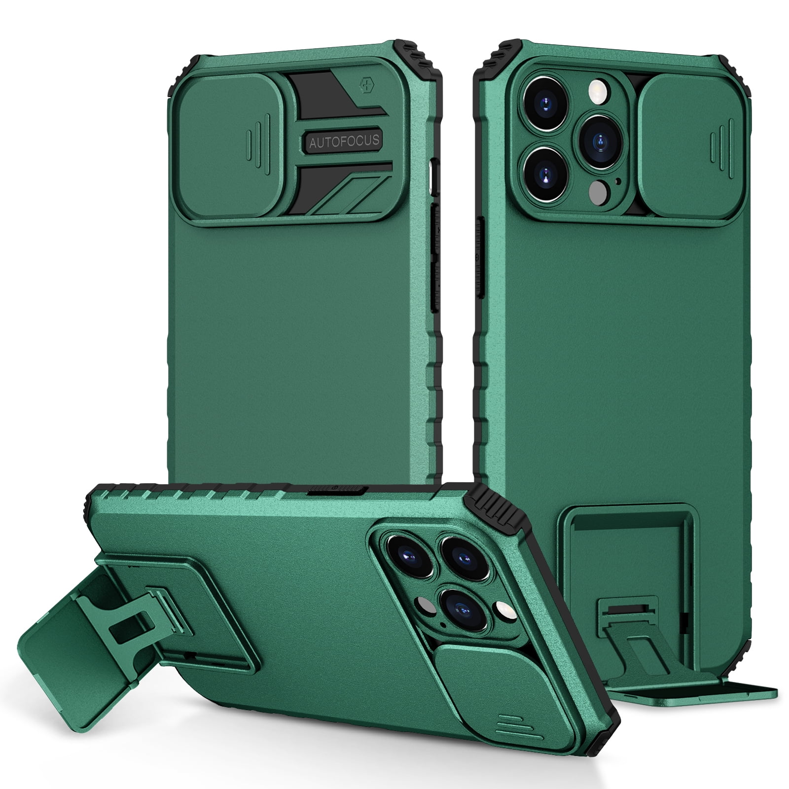 ELEHOLD Slim Case for iPhone 15 Pro with Sliding Camera Lens Cover ...