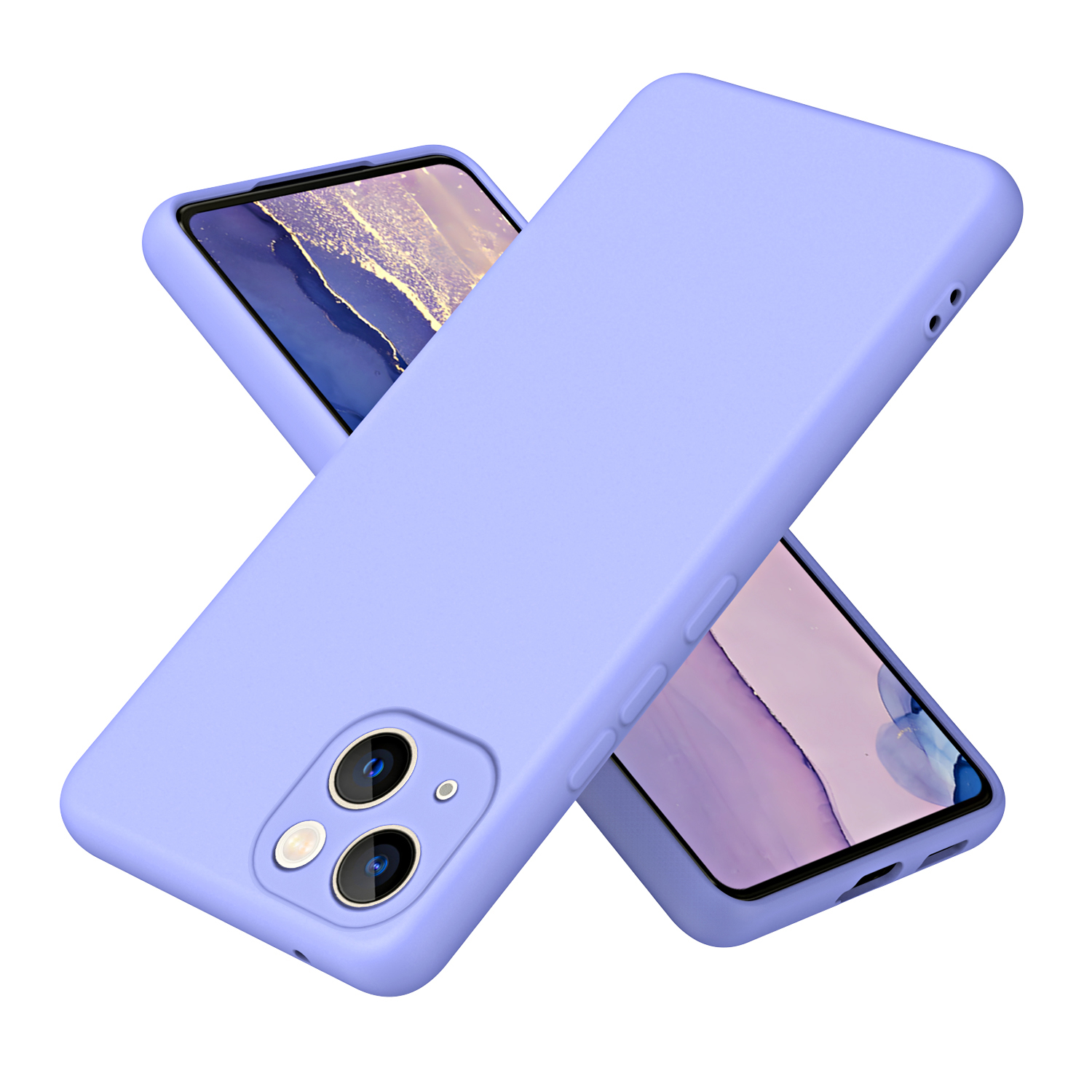 ELEHOLD Soft Silicone Case for iPhone 15 Plus, Flexible Liquid Silicone ...