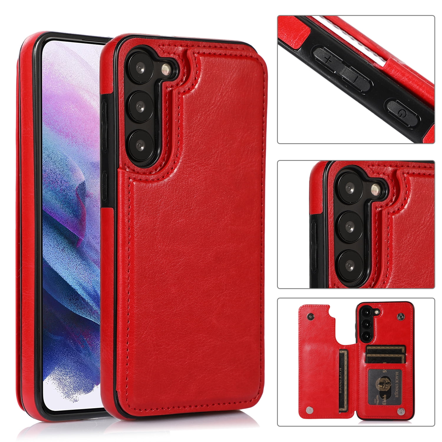 ELEHOLD Wallet Case for Samsung Galaxy A14 5G 2023 Flip Back Card ...
