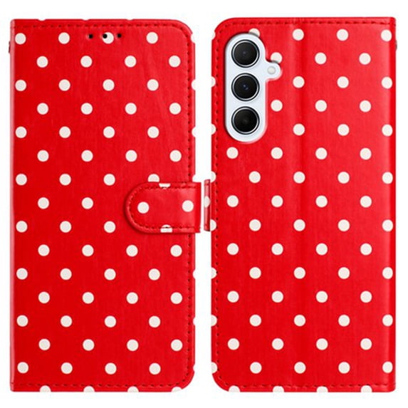 ELEHOLD Wallet Case for Samsung Galaxy A36 5G, Polka Dot Leather Phone ...