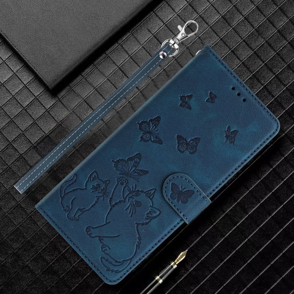 ELEHOLD Wallet Case for Samsung Galaxy S25 Ultra, Cute Cat-Embossed ...