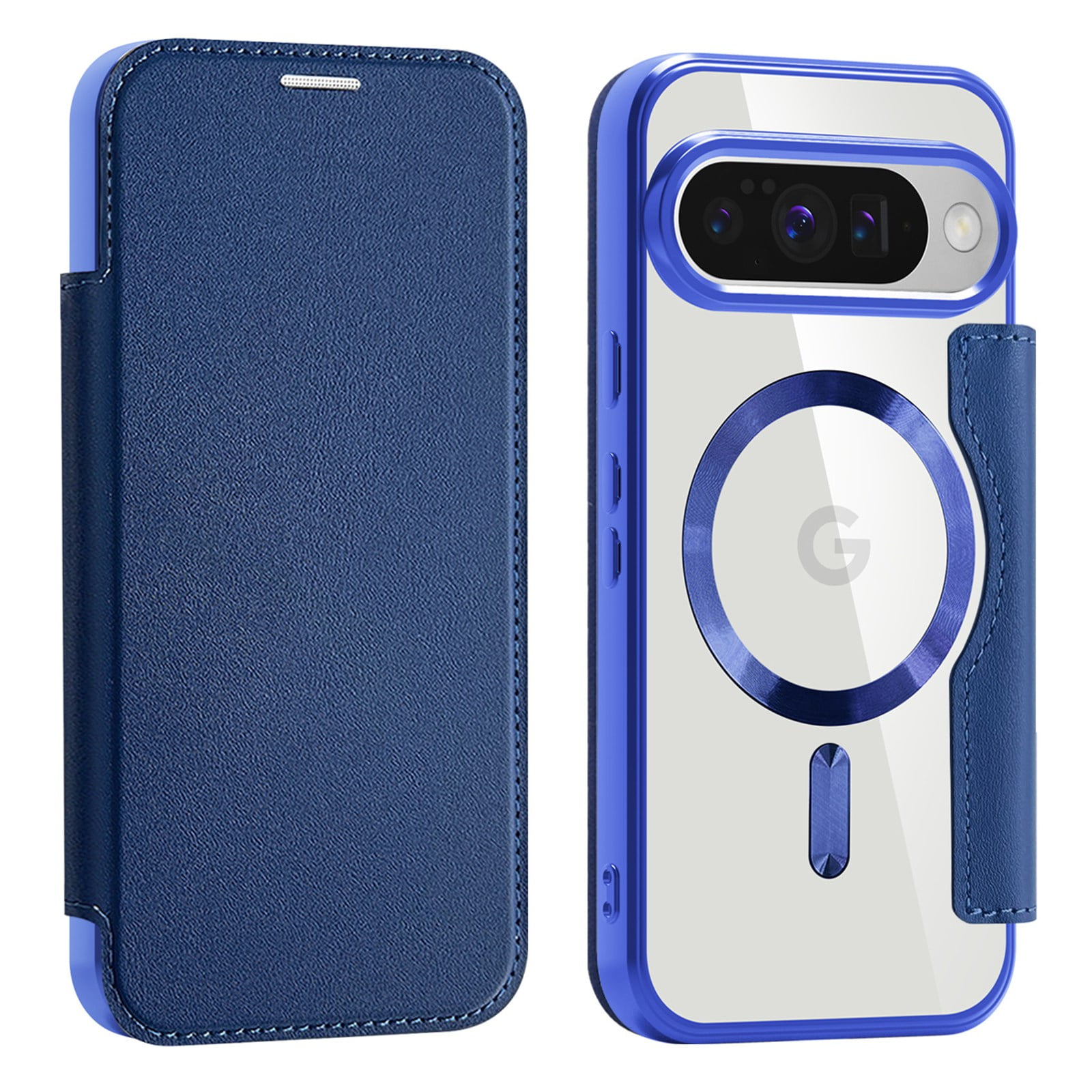 ELEHOLD Wallet Magnetic Case for Google Pixel 10 /10 Pro Transparent ...