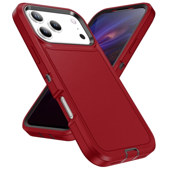 ELEHOLD for iPhone 17 Pro,Rugged Hybrid Case Military Grade Shockproof ...