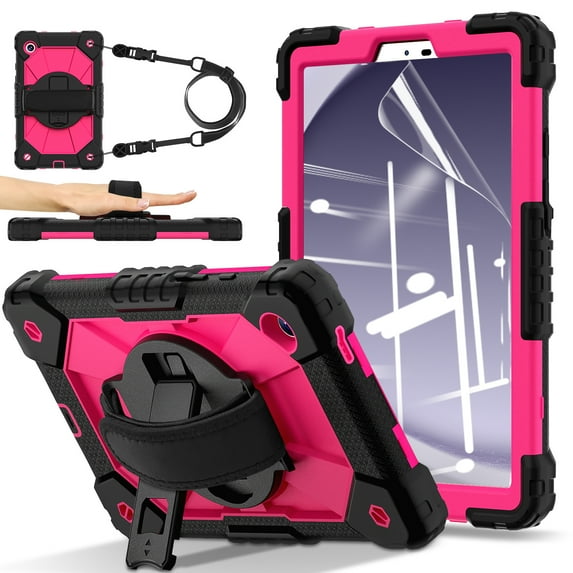 ELEHOLD iPad Case+Screen Protector For Samsung Galaxy Tab A9 2023 8.7 ...