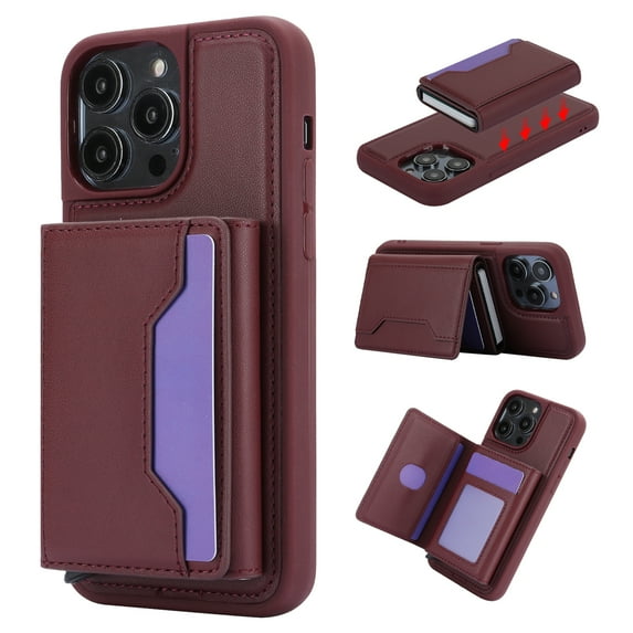 ELEHOLD for iPhone 11 Premium PU Leather Wallet Case Detachable ...