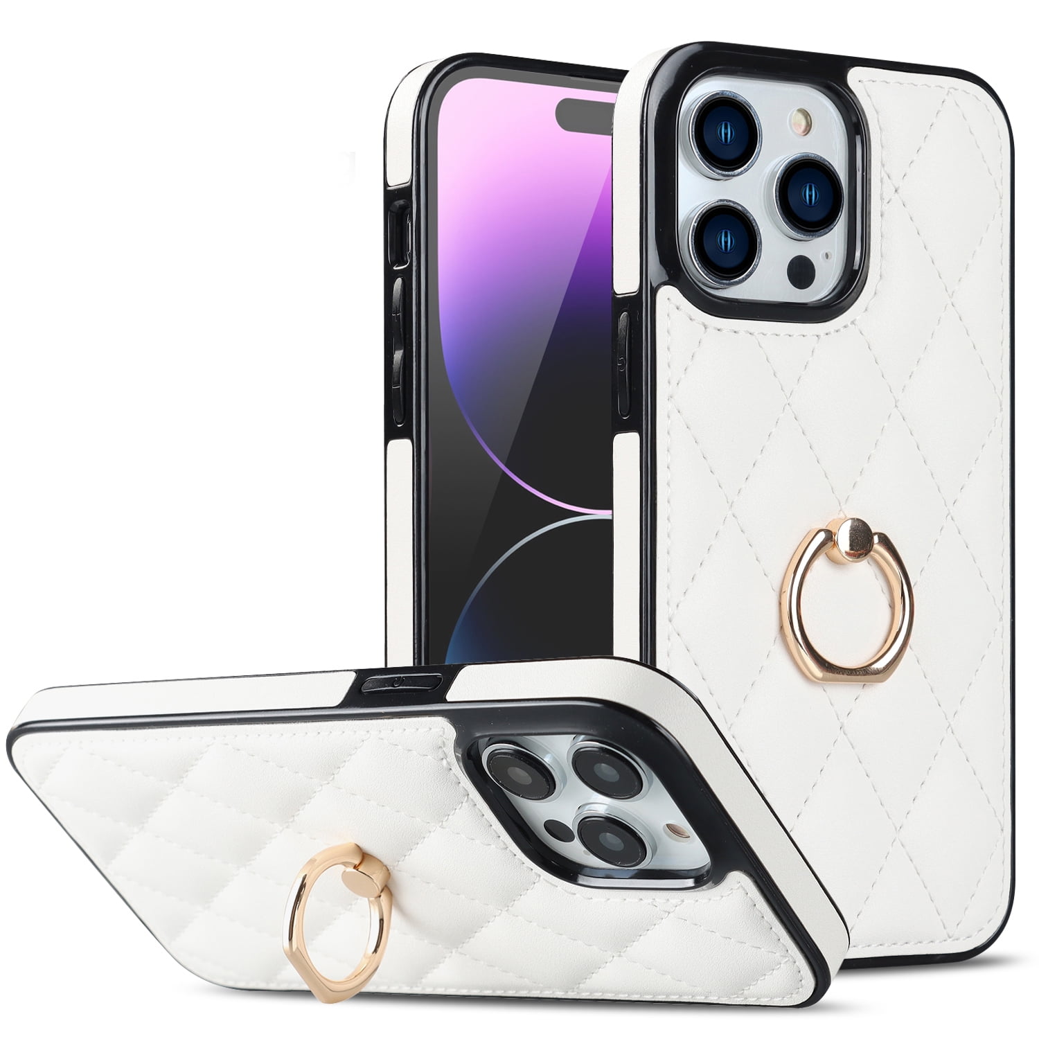 ELEHOLD for iPhone 13 Pro Max 6.7 inch 2021 Case, Luxury Rhomboid ...