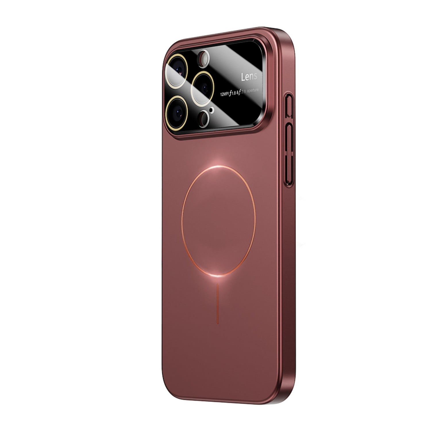 ELEHOLD For iPhone 15 Pro Hard PC Shockproof Case Slim Magnetic Rugged ...