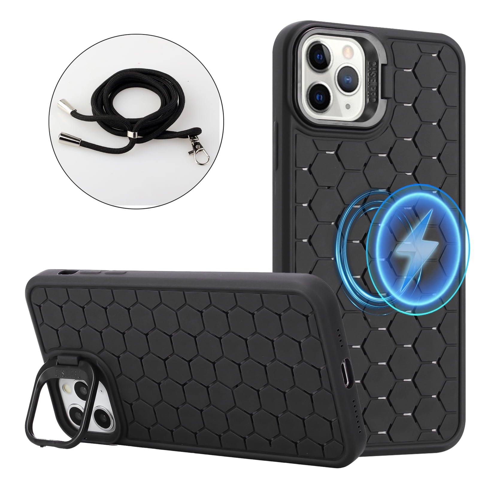 ELEHOLD for iPhone 15 Pro Max Magnetic Stand Case with Detachable ...