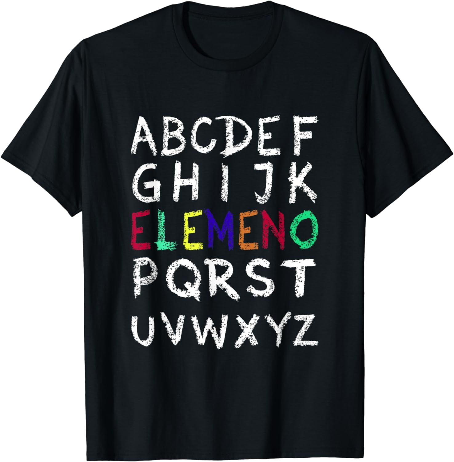 ELEMENO Alphabet-Funny Preschool Kindergarten-School Teacher T-Shirt ...