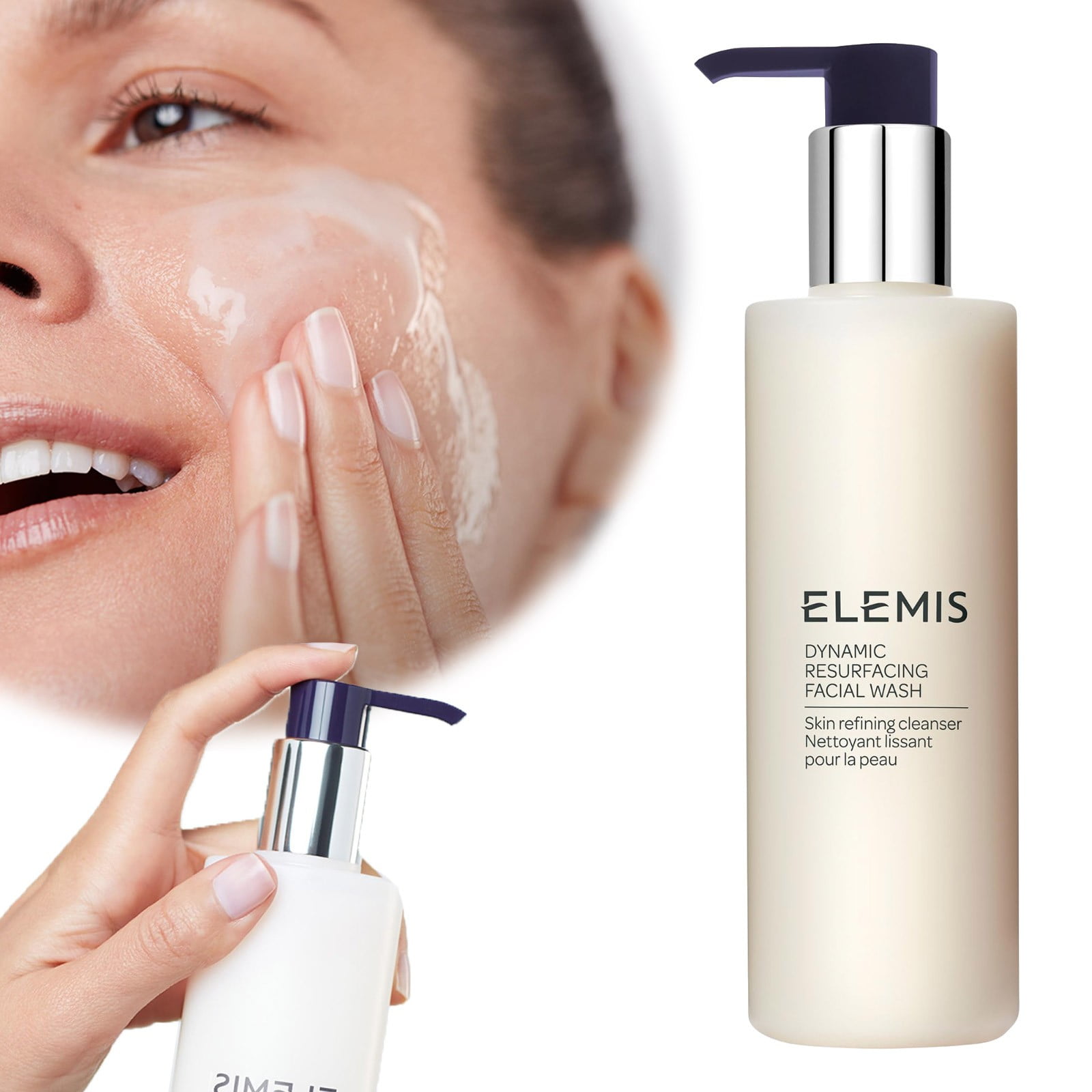 ELEMIS Dynamic Resurfacing Facial Wash - Microdermabrasion Facial Scrub, Gentle Exfoliating ...