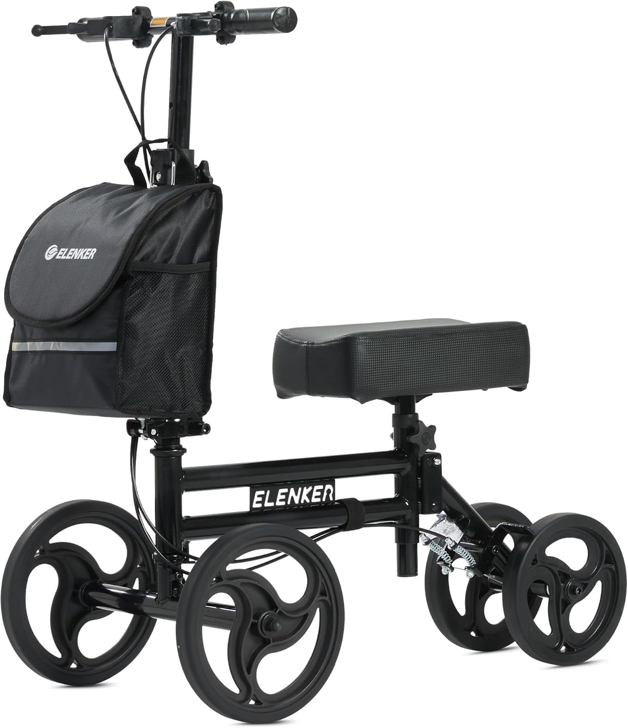 ELENKER Folding Knee Walker, Lightweight Knee Scooter for Ankle & Foot ...