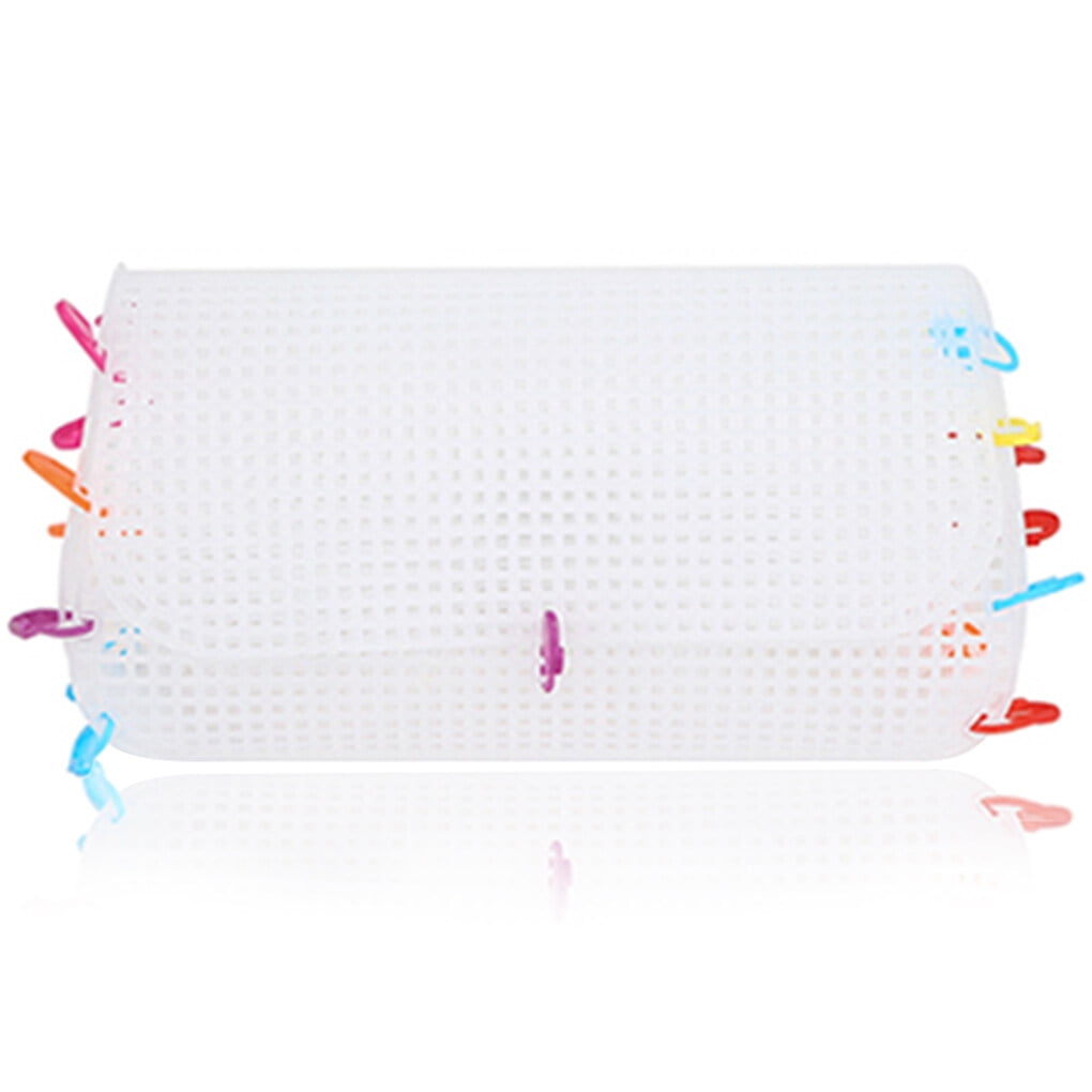 ELENXS Clear Plastic Mesh Cloth Canvas Sheets for Making Crossbody Bag ...