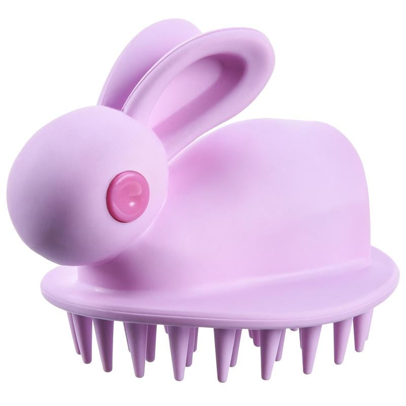 ELES Silicone Shampoo Brush Head Scalp Massage Comb Hair Washing Comb ...