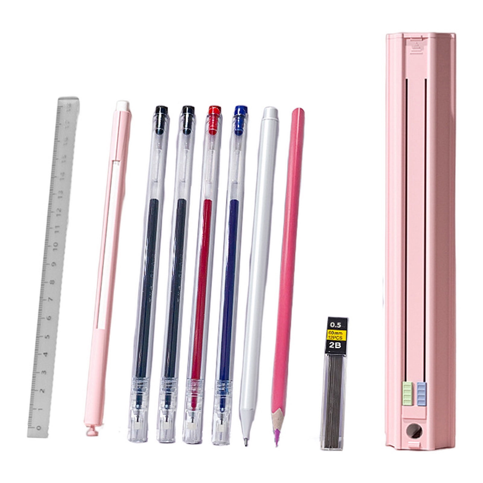 ELES Stationery Box Organizer Set Portable Hexagon Multi-functional ...