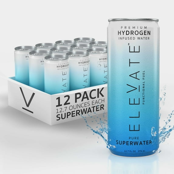 ELEVATE SuperWater, Hydrogen-Infused Antioxidant Water, Post-Workout ...