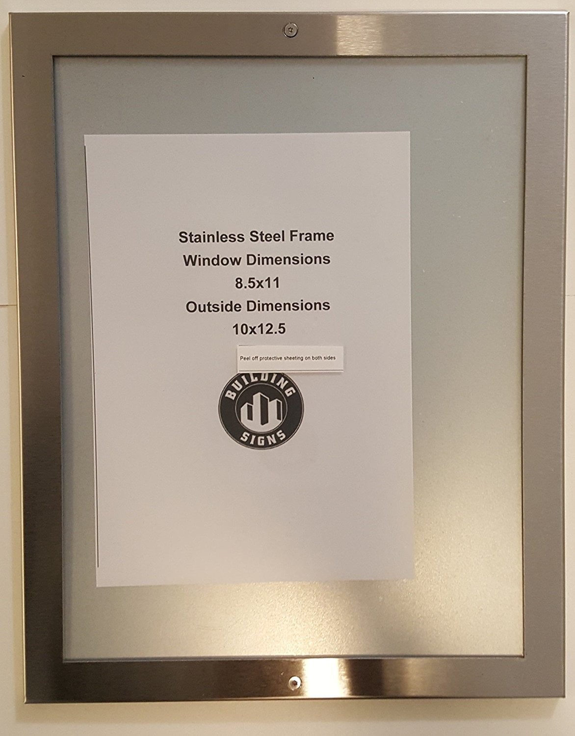 ELEVATOR PICTURE FRAME 8.5X11 stainless Steel - Walmart.com