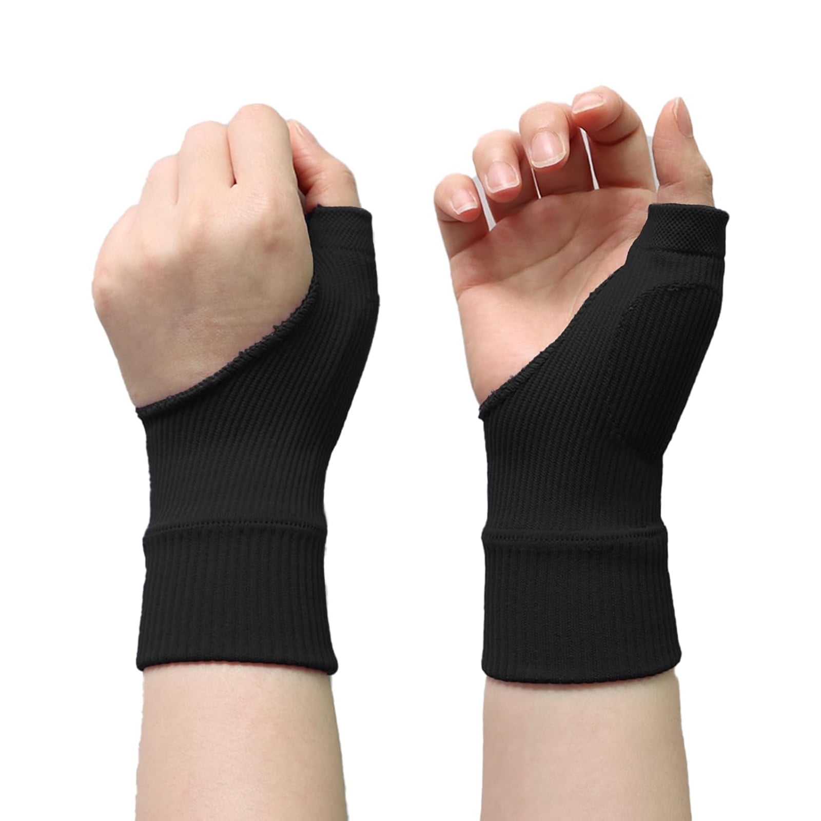 ELEWELT 1 Pair Thumb Compression Arthritis Gloves Wrist Support Brace ...