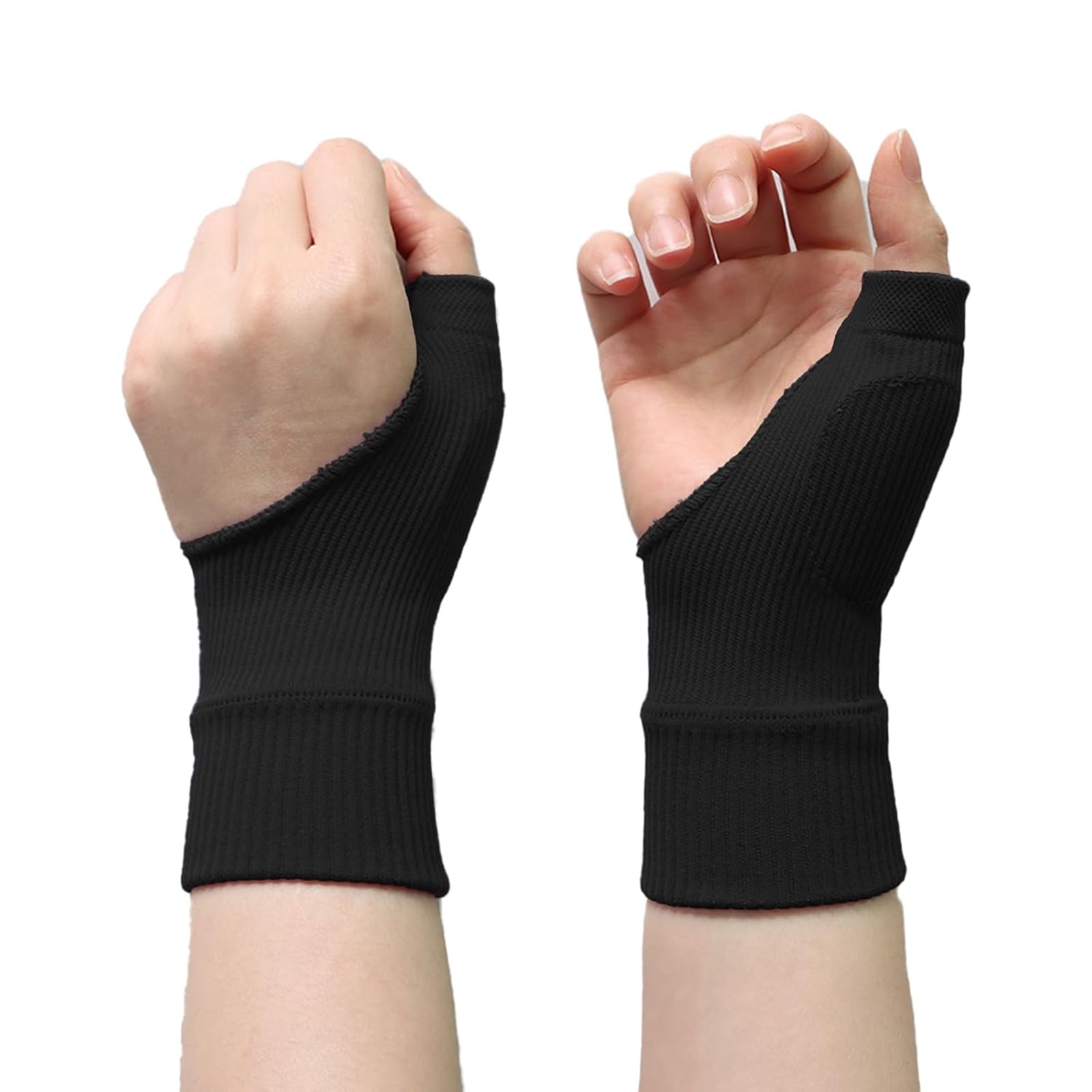 ELEWELT 1 Pair Thumb Compression Arthritis Gloves Wrist Support Brace ...