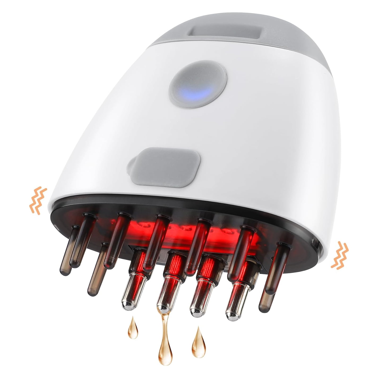 ELEWELT Hair Oil Applicator, Electric Red Light Scalp Massager Hair ...