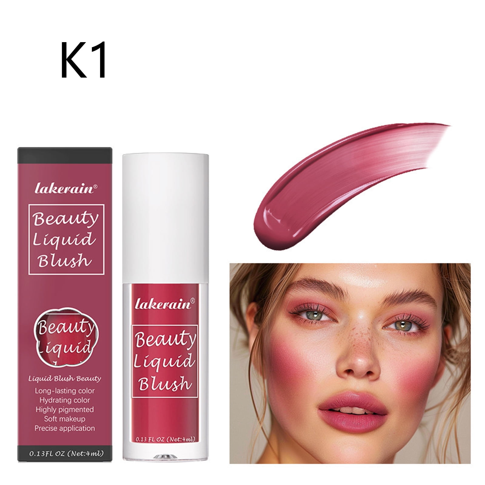 ELEWELT Liquid Blush for Cheeks, Natural Matte Finish, Moisturizing Lightweight Blendable Feel ...