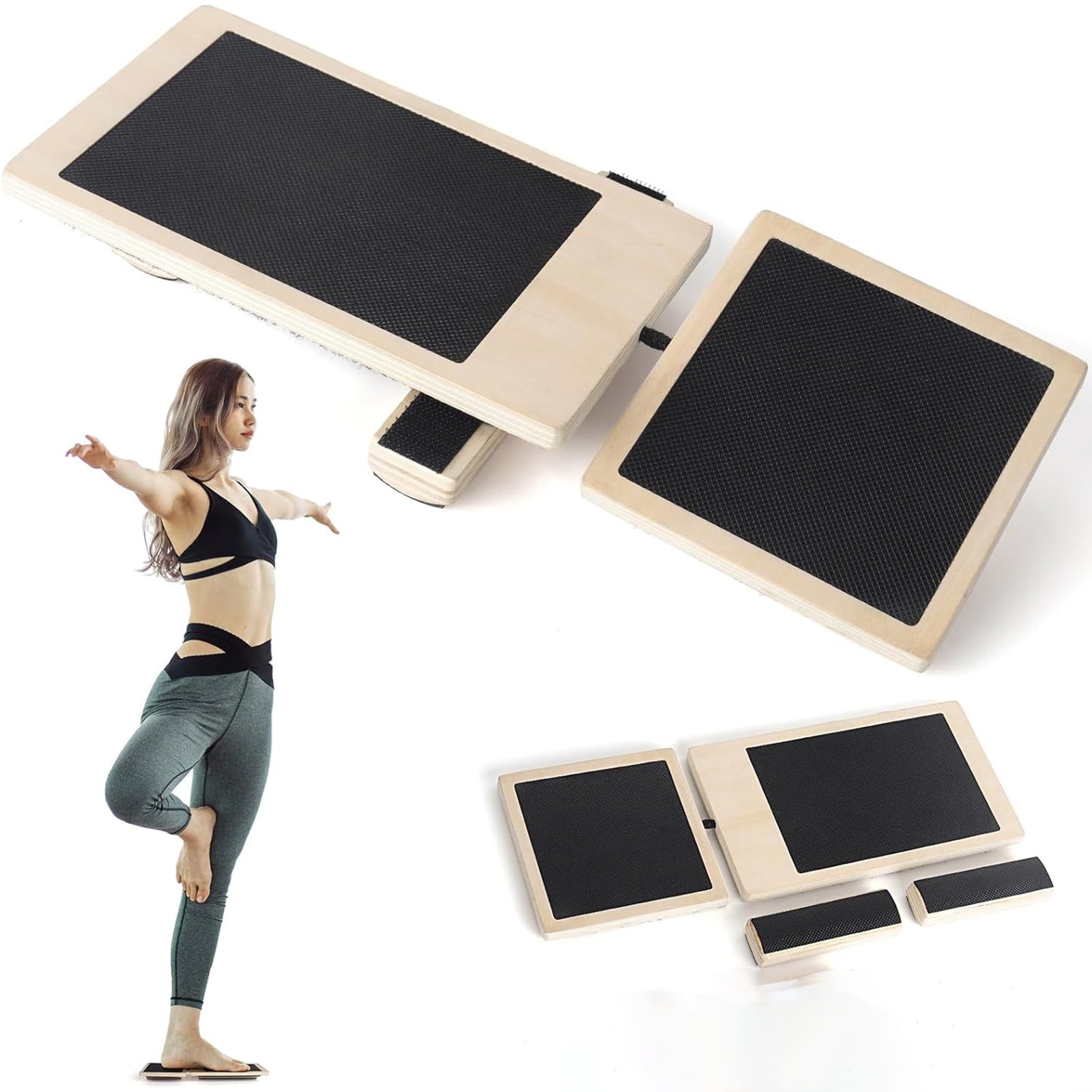 ELEWELT Single Leg Balance Board Ballet Balance Boards Ankle Foot ...