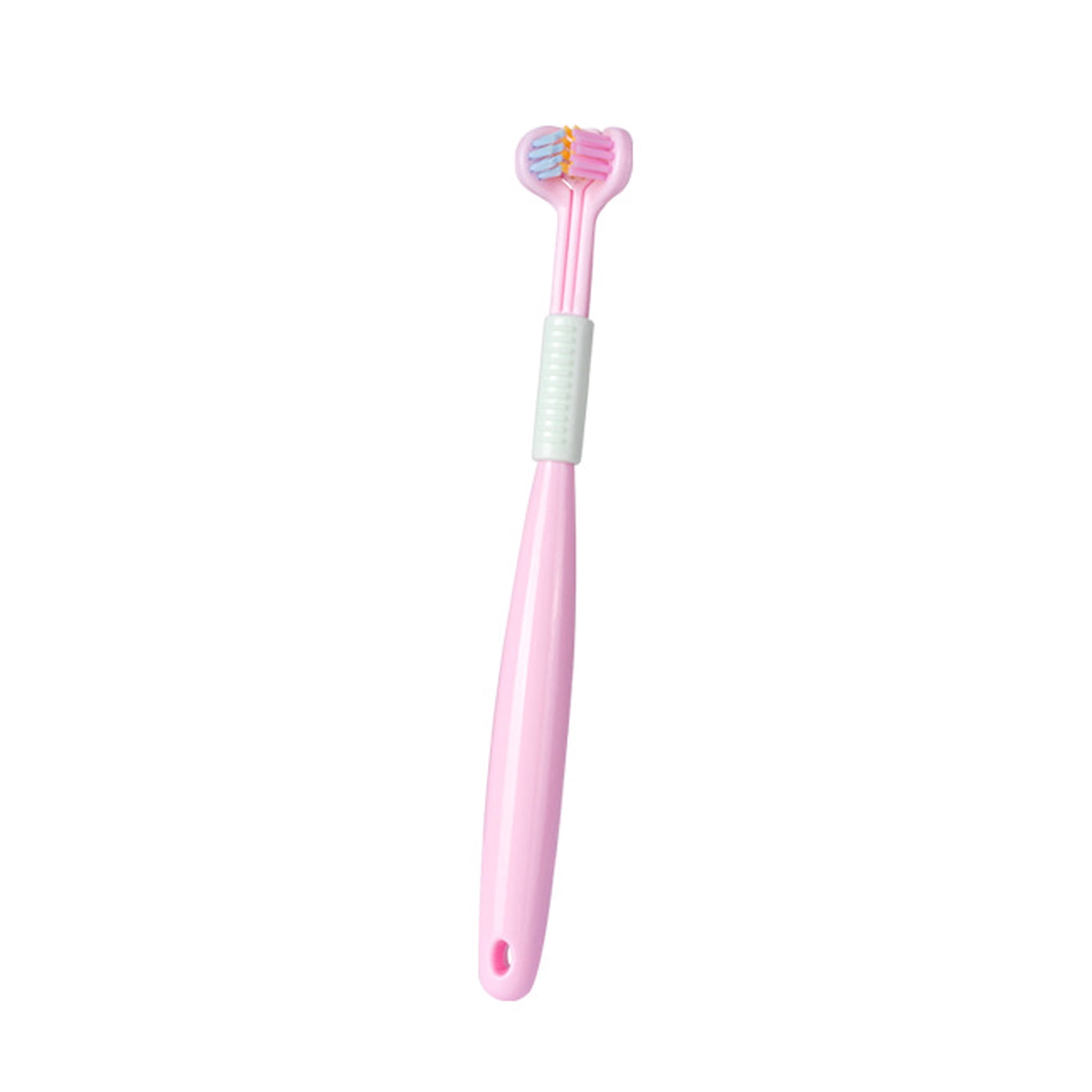 ELF 3-sided Toothbrush, Soft Effective Toothbrush With Tongue Scraper ...