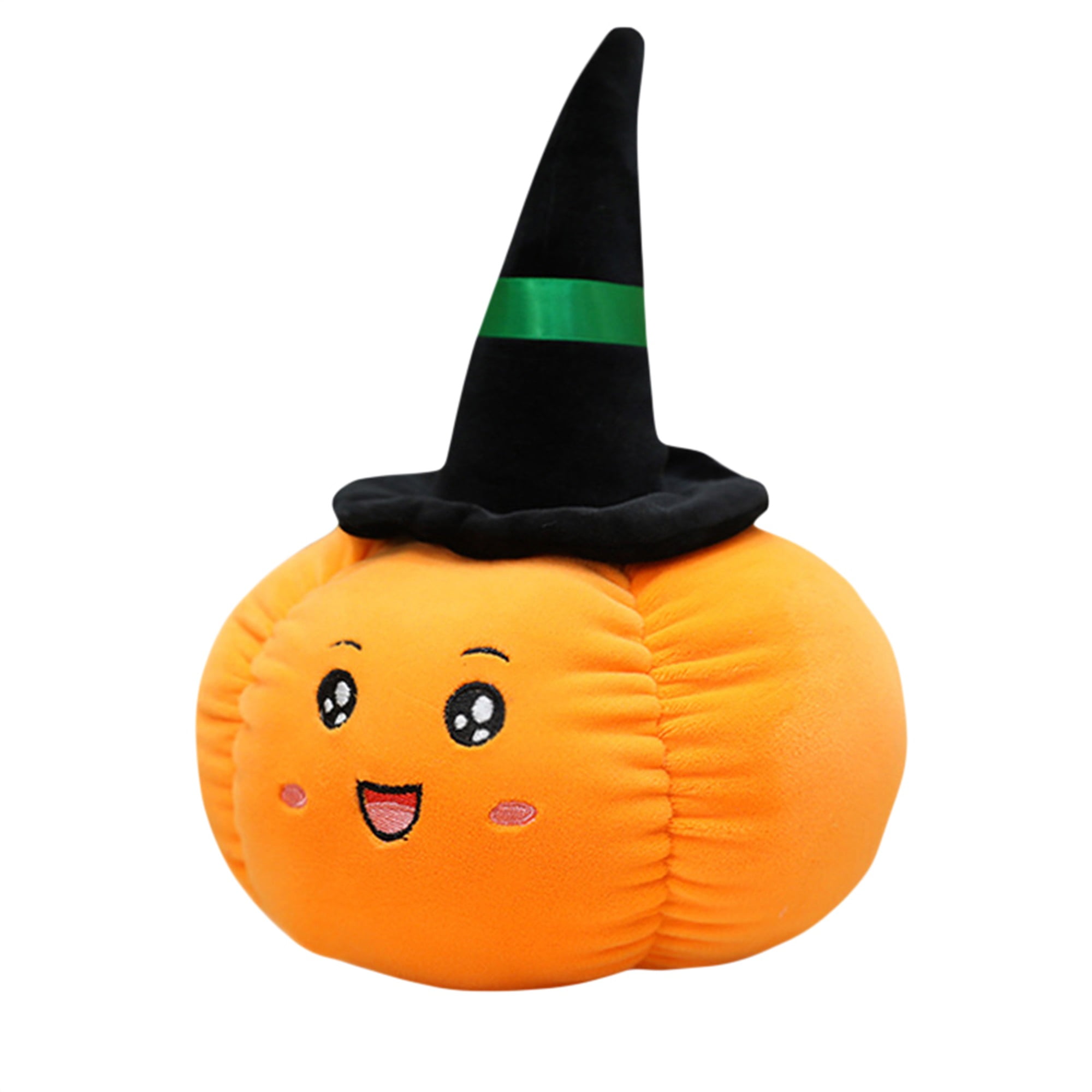 ELF Cute Pumpkin Plush Toy Halloween Devil Pumpkin Throw Pillow Stuffed ...