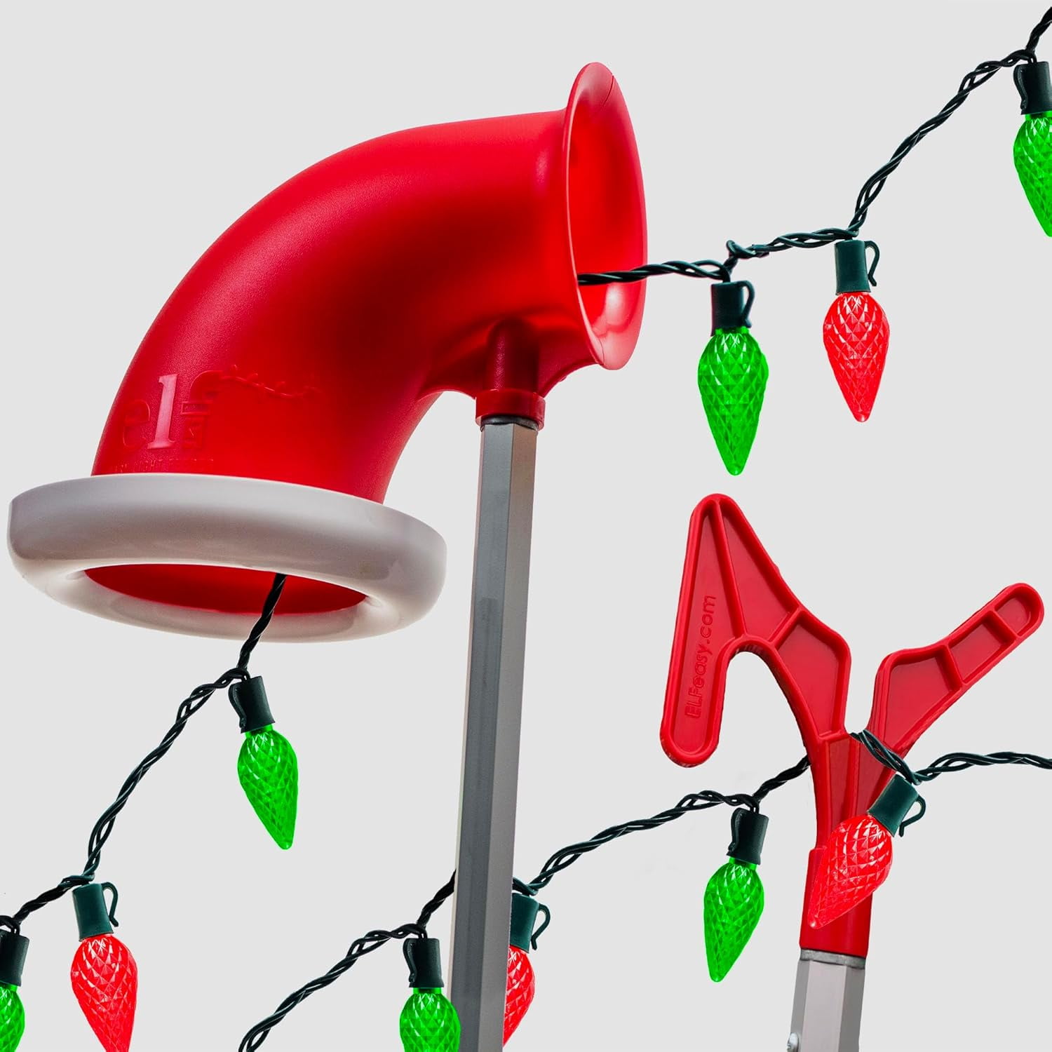 ELF | Easy Light Feeder | No Ladder Holiday Light Hanger Kit | Safely ...