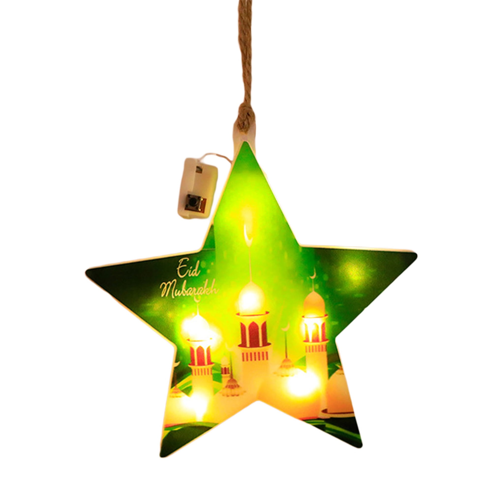 ELF Eid Moon Star Window LED Lights for Holiday Ramadan Mubarak Eid ...