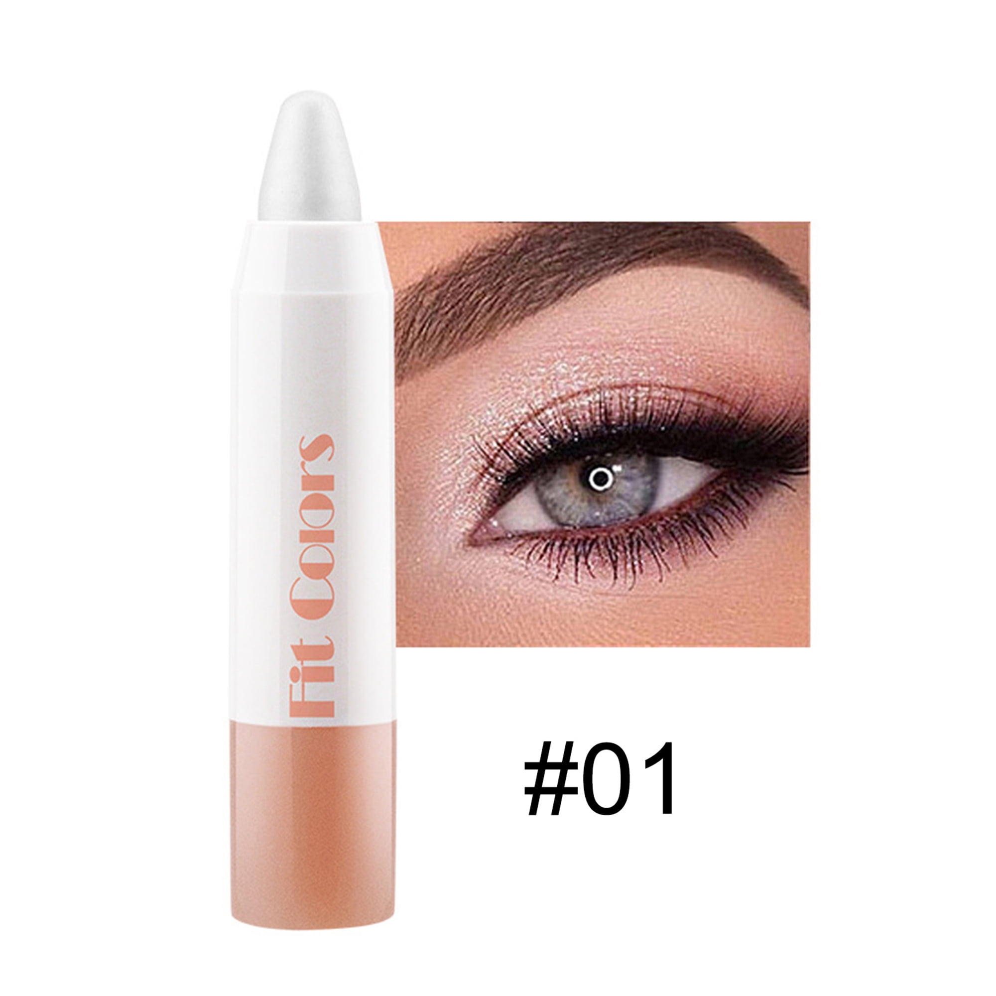 ELF Eyeshadow Stick, Multifunctional Shiny Highlighter Lying Silkworm ...