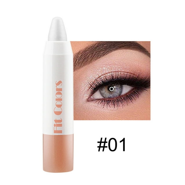 ELF Eyeshadow Stick, Multifunctional Shiny Highlighter Lying Silkworm ...