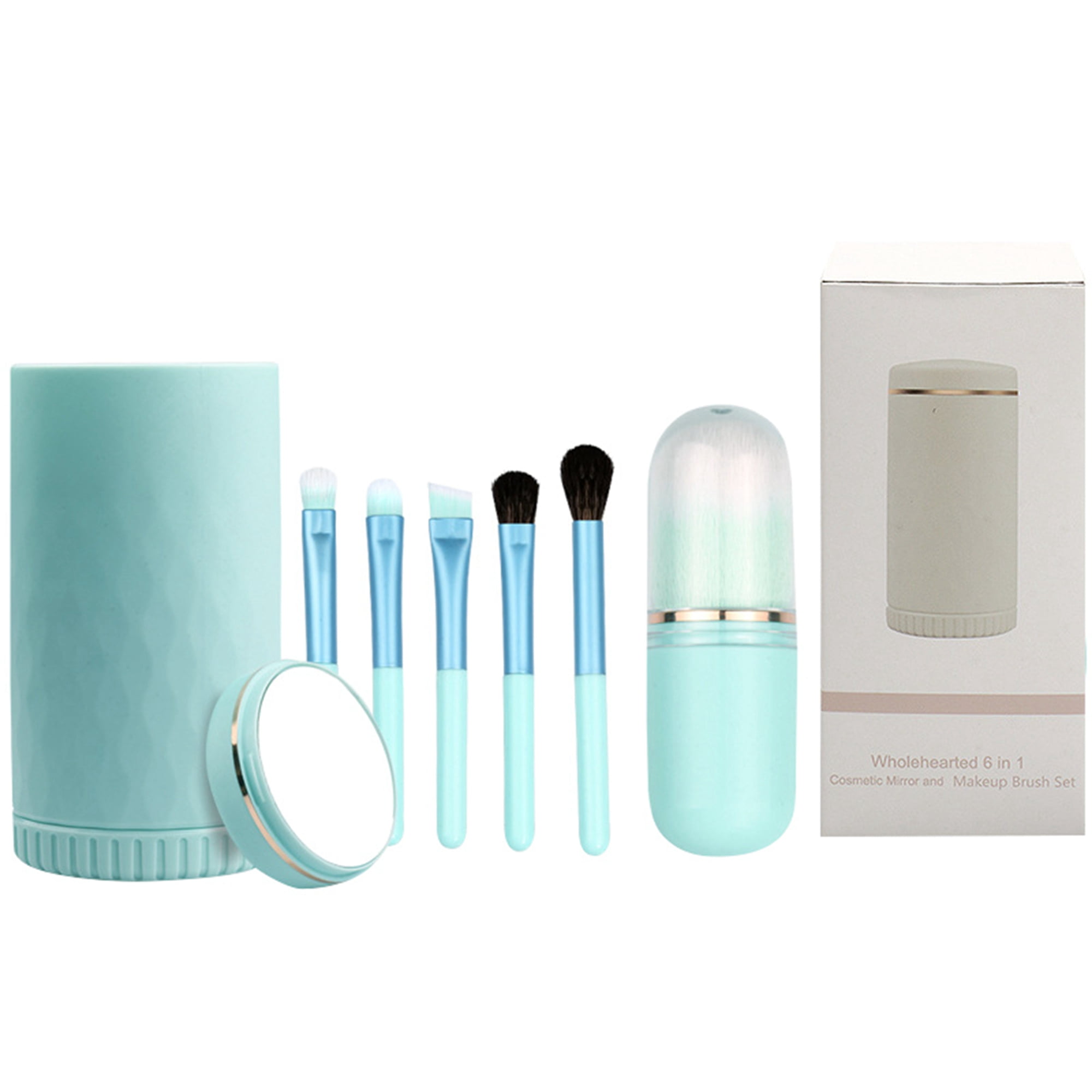 ELF Makeup Brush Set, Blending Brush Makeup Tool with Rotating Makeup ...