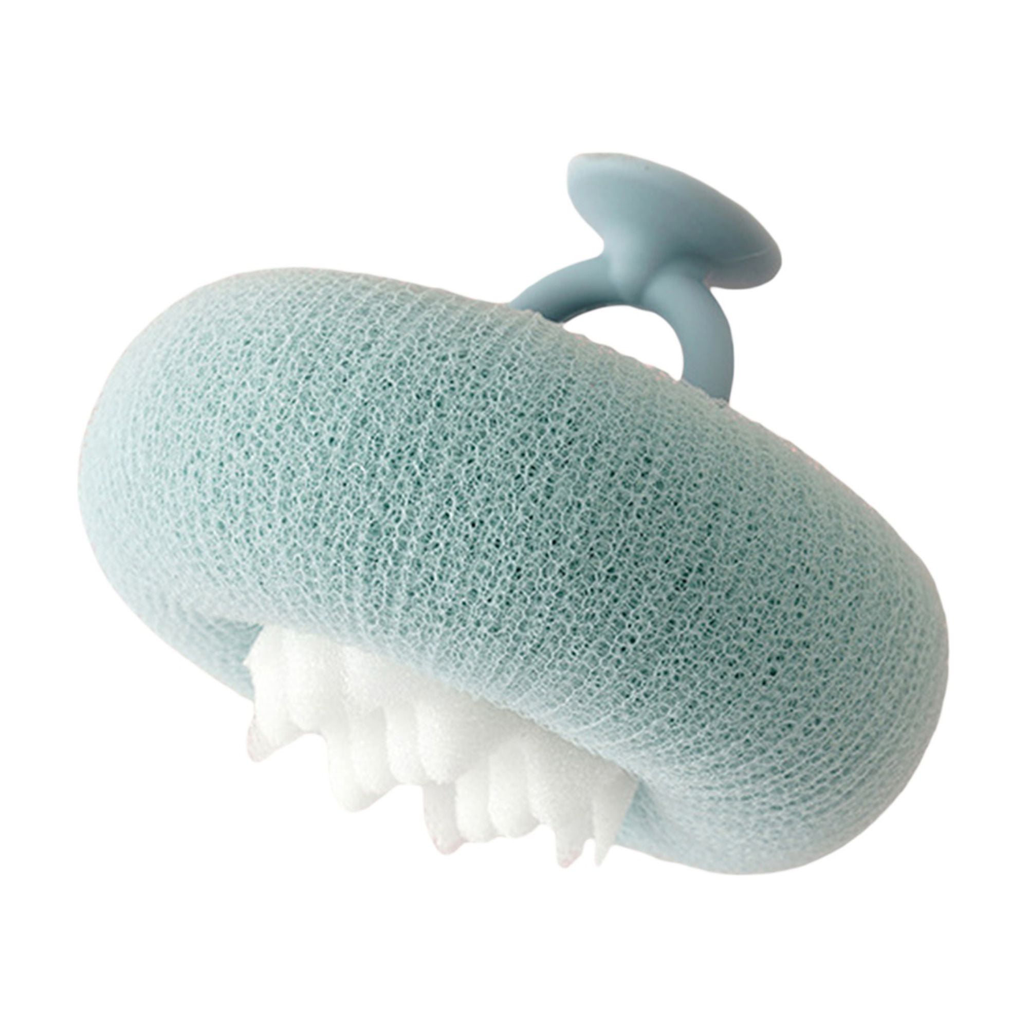 ELF Shower Brush, Soft Handheld Suction Cup Body Scrubber Massage Bath ...