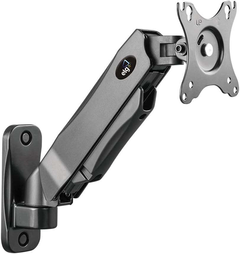 ELG Monitor Wall Mount | Swivel, 17”-35'' Display, 4.4-19.8lbs | F410, Black - Walmart.com