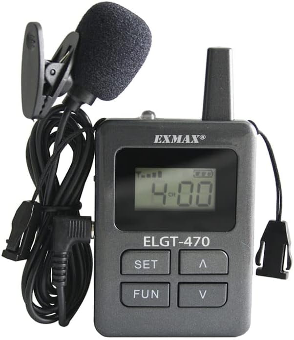 ELGT-470 Wireless Whisper Acoustic Digital Transmission Tour Guide ...