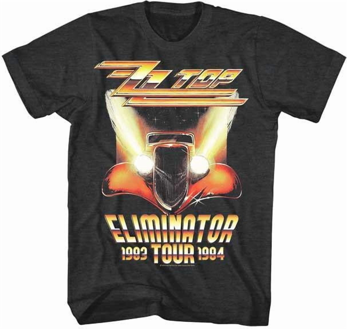 ELIMINATOR 83 - 84 TOUR ZZ Top Classic Rock Band Licensed Concert New T ...