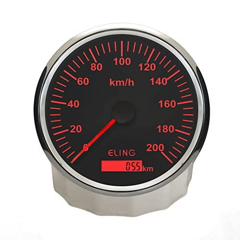ELING 110mm GPS Speedometer Odometer Gauge Set 0-200 km/h for Truck ...
