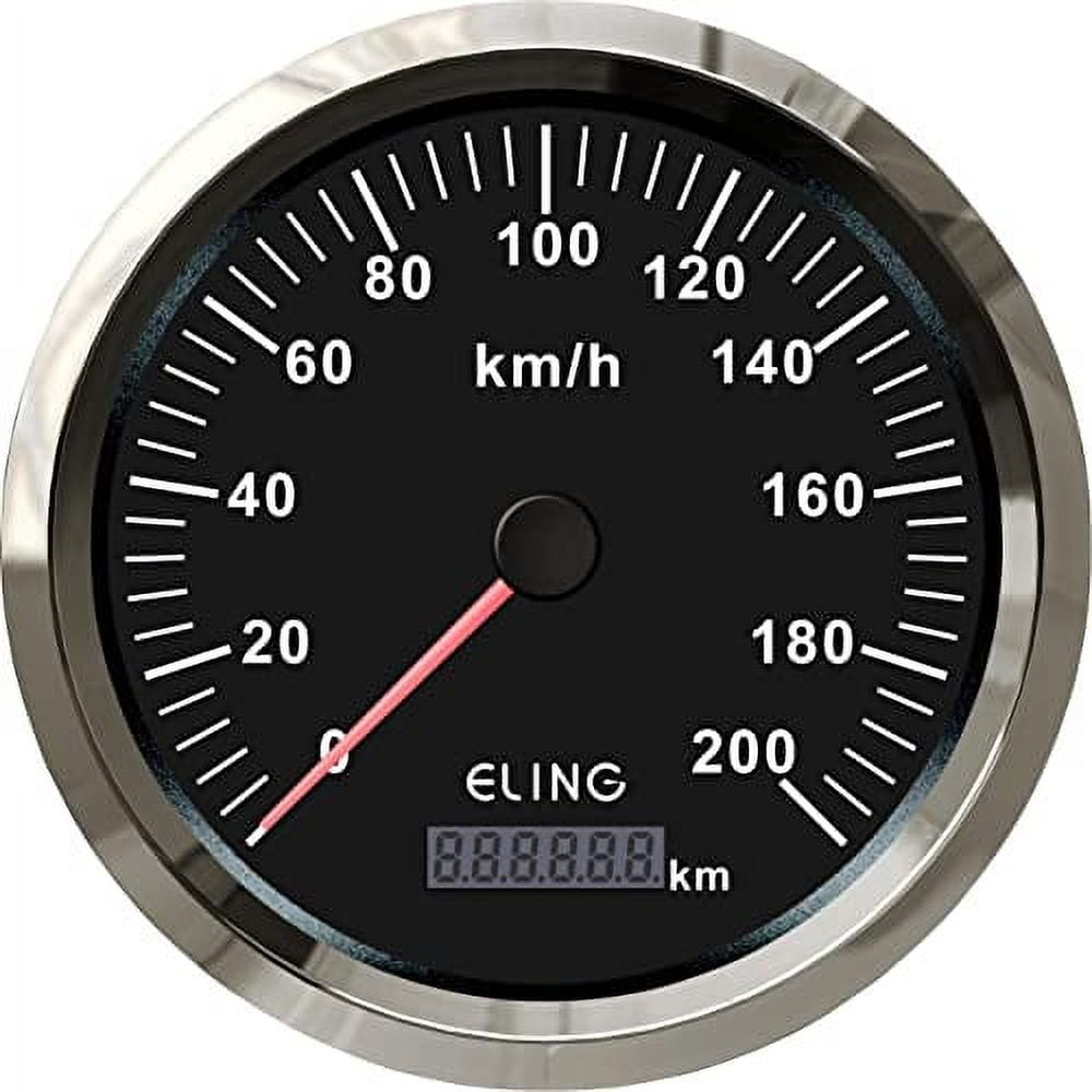 ELING 110mm GPS Speedometer Odometer Gauge Set 0-200 km/h for Truck ...