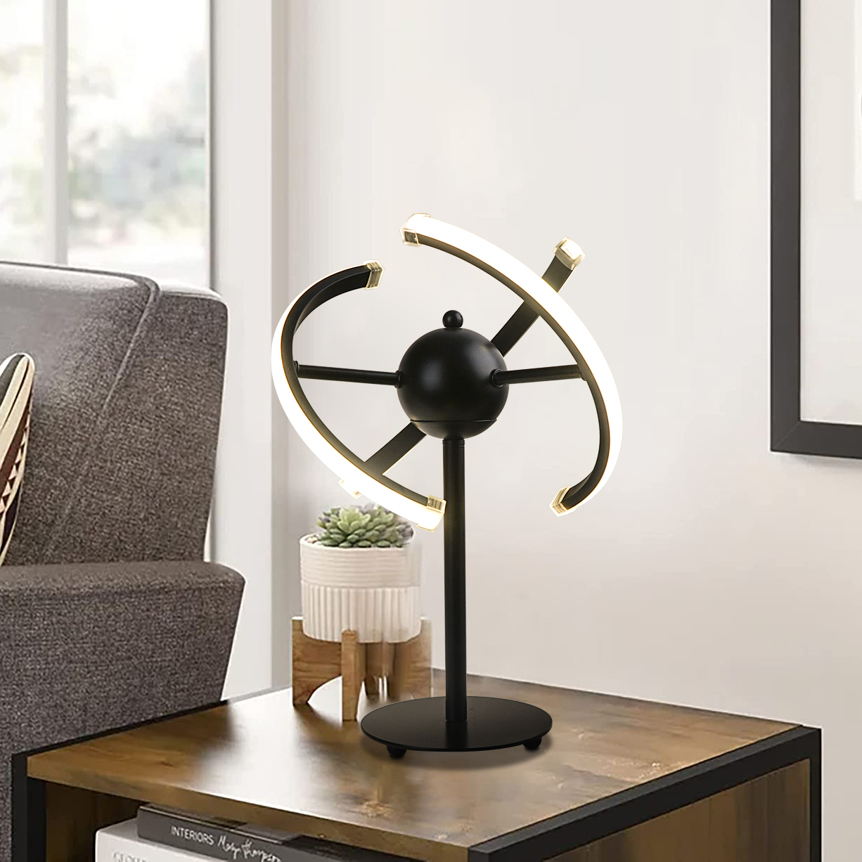 Simplee Adesso Adjustable Brass Barton Table Lamp - Walmart.com