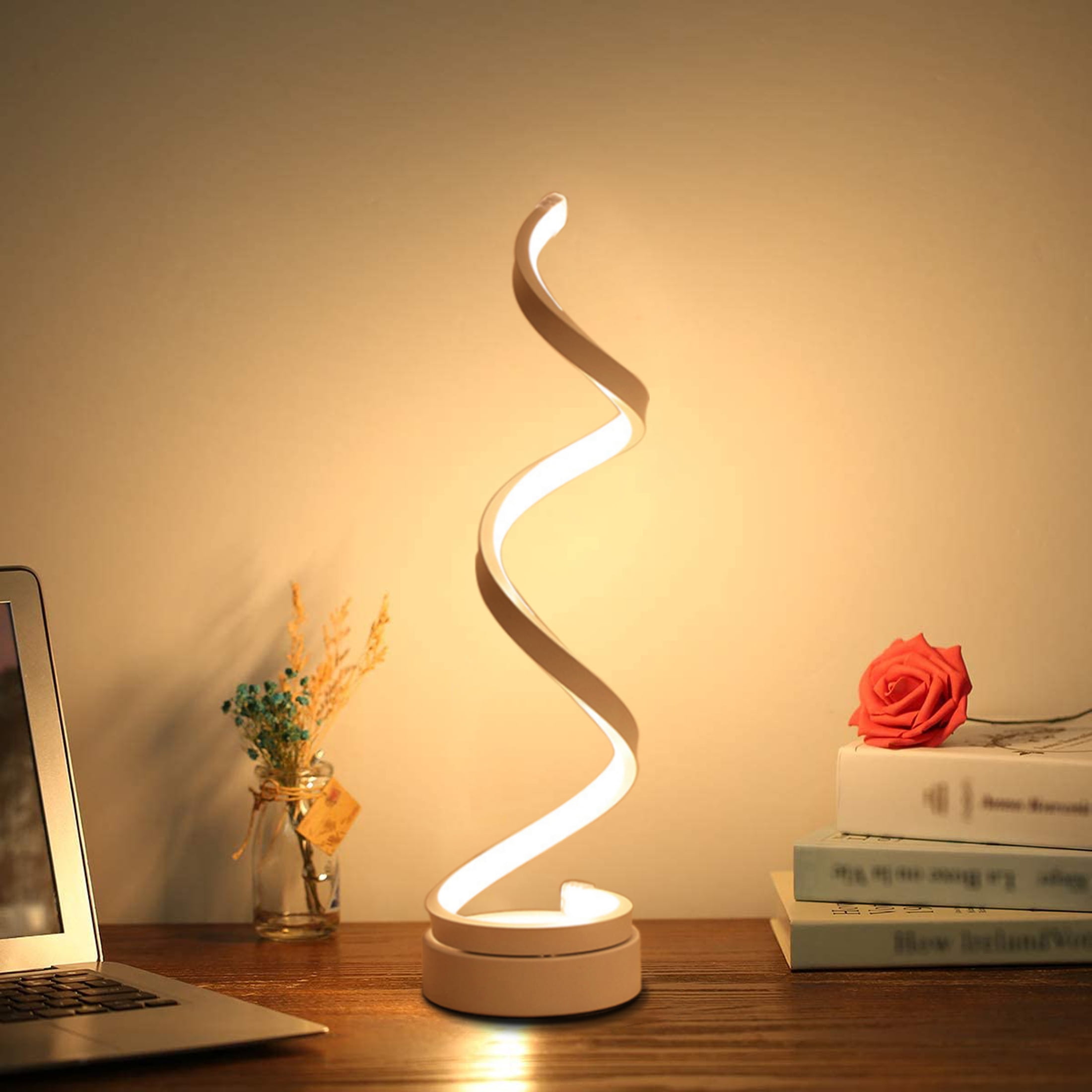 ELINKUME LED Study Light, Modern Dimmable Desk Lamp, Office Nightstand ...