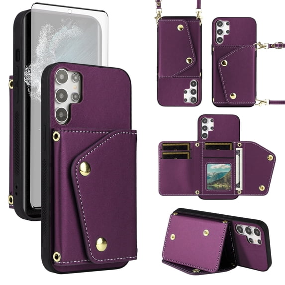 Furiet Wallet Case for Samsung Galaxy S26 Ultra 5G & Screen Protector ...