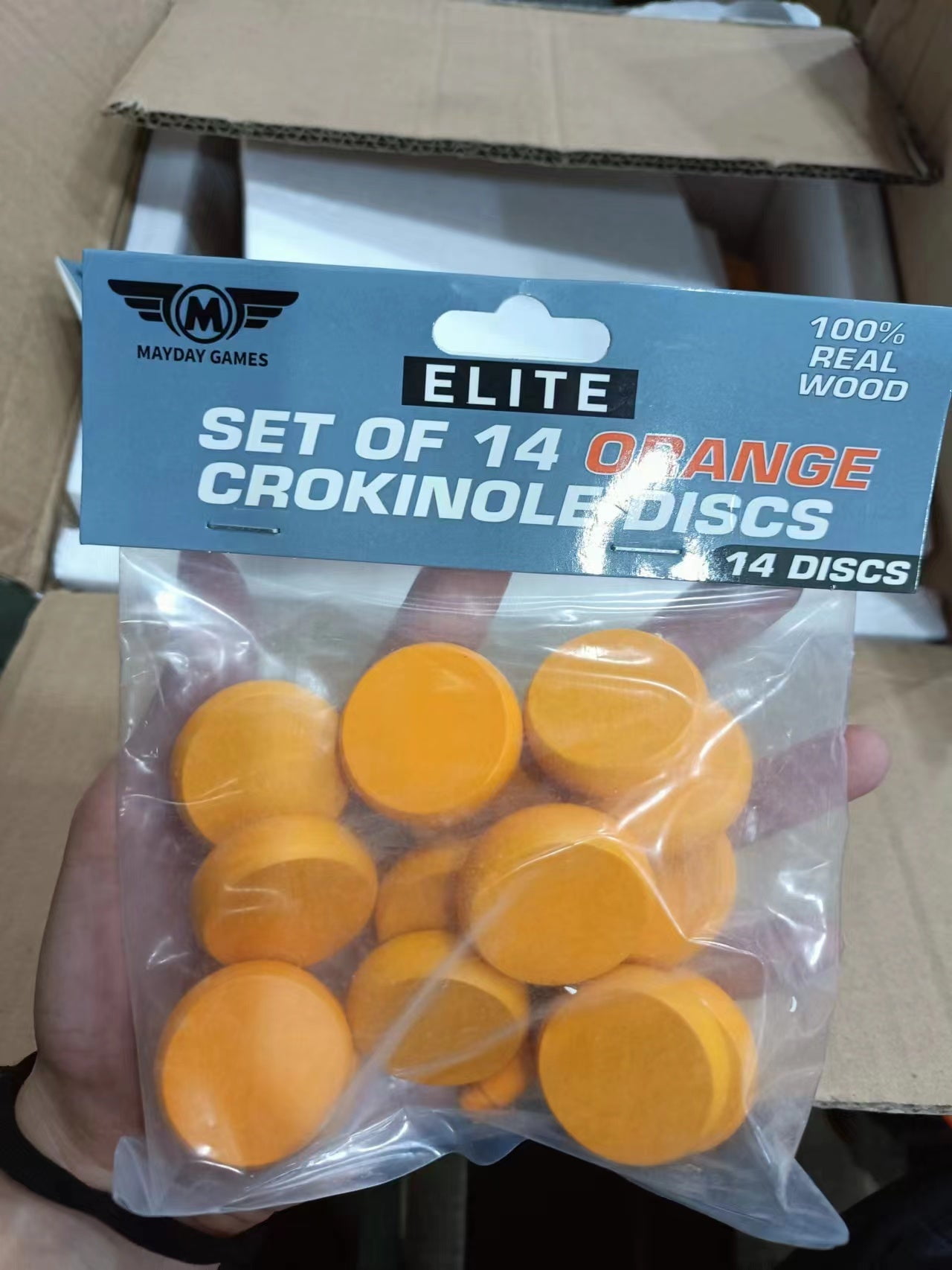 ELITE 14 Count Crokinole Discs (Choose from 10 colors) + Scoring Peg ...