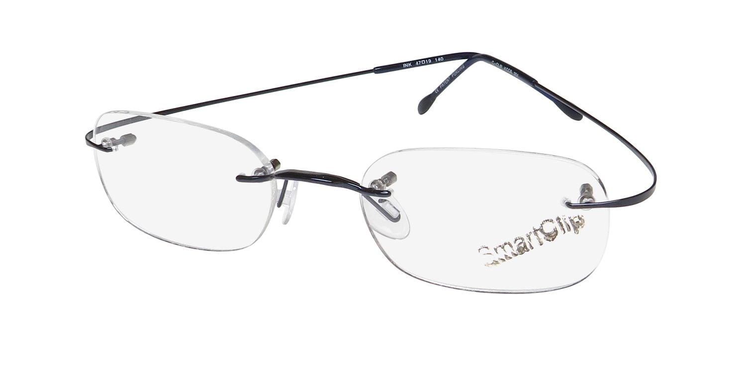 ELITE EYEWEAR 251 EYEGLASS FRAME/GLASSES RIMLESS WITH OPTIONAL SUNGLASS ...